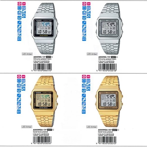 Cách chỉnh giờ đồng hồ điện tử Casio A500 siêu đơn giản | Thông tin ...