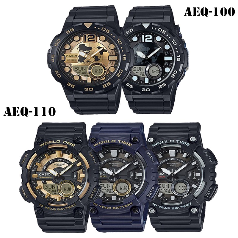 Cách chỉnh giờ đồng hồ Casio AEQ-100W, AEQ-110W tại nhà | Thông tin ...