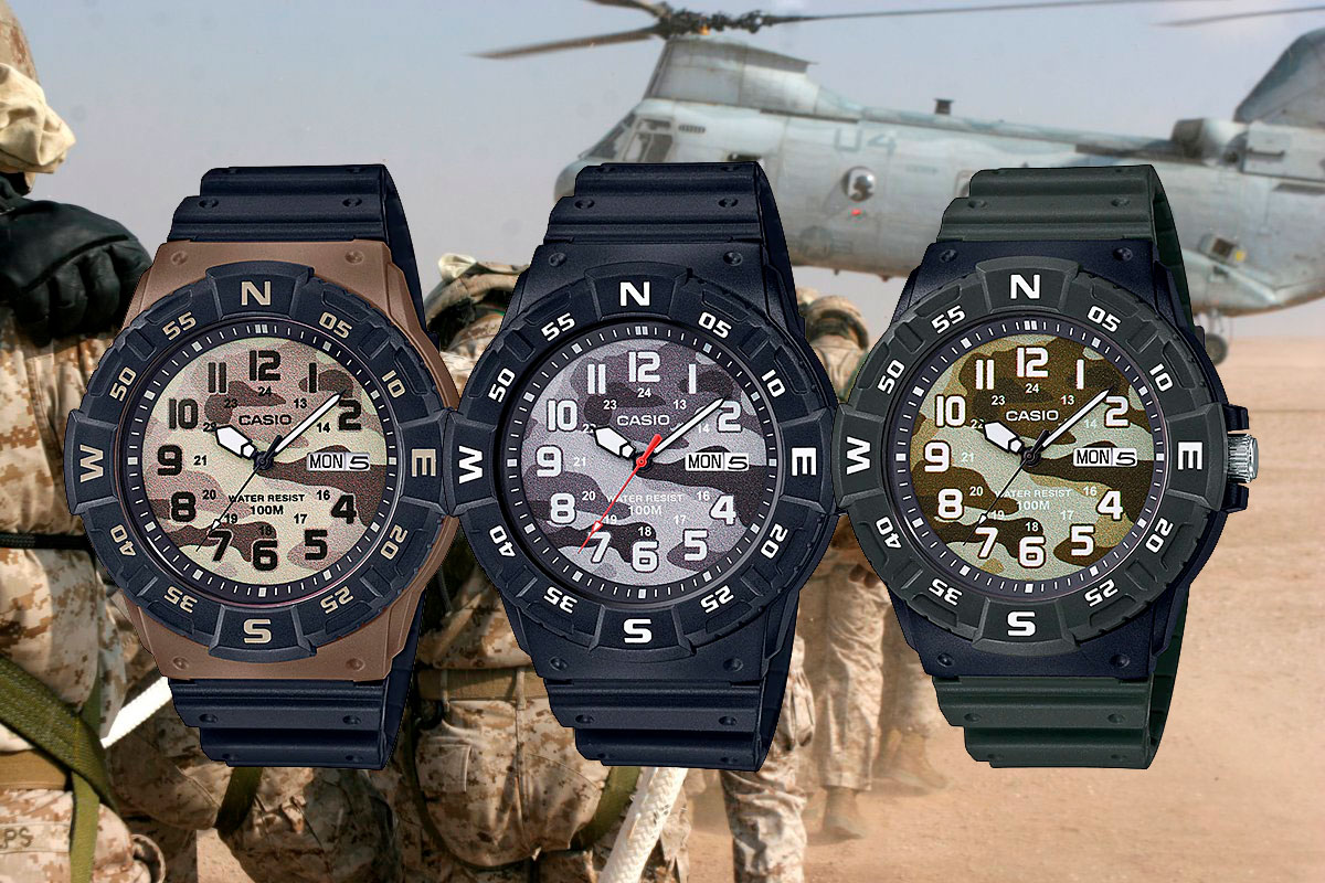 [Casio 2019] MRW-220HCM Cảm hứng từ quân đối và khung xoay la bàn ...