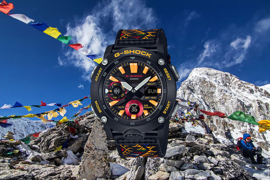 Casio G Shock GA-2000BT-1A mẫu mới nhất mang đậm biểu tượng phật giáo ...